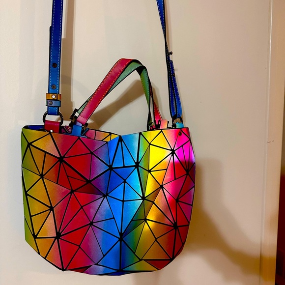 Bags | Hologram Multi Color Purse | Poshmark